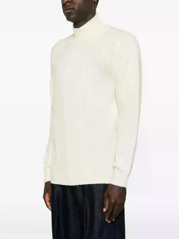 SCAGLIONE High-neck Raglan-sleeve Sweater