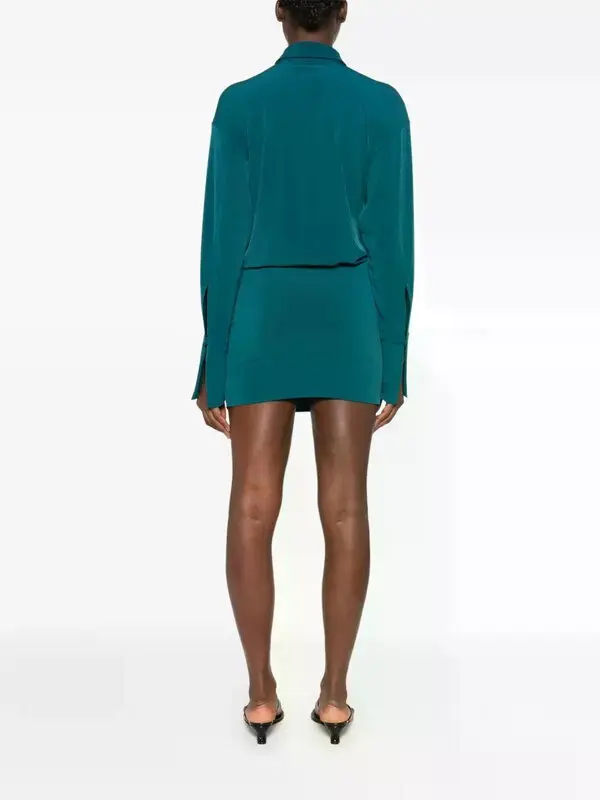 Andamane Lilia Long-sleeve Mini Dress