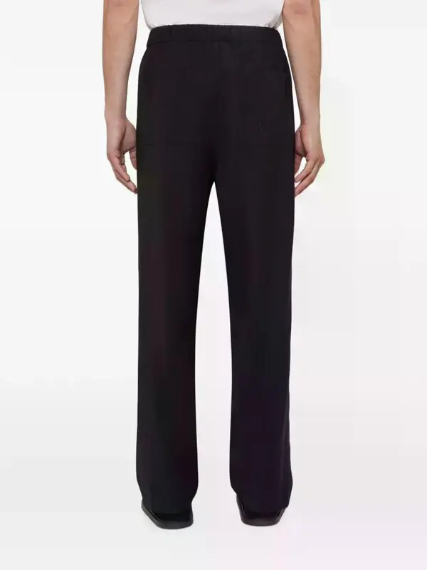 LANEUS Tapered-fit Wool Trousers