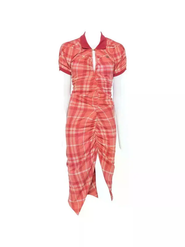 VIVIENNE WESTWOOD Pullong Asymmetric Dress - Red