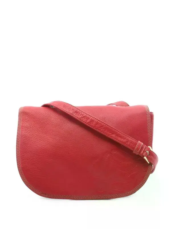 Loewe 2000s Anagram Cross Body Bag - Red