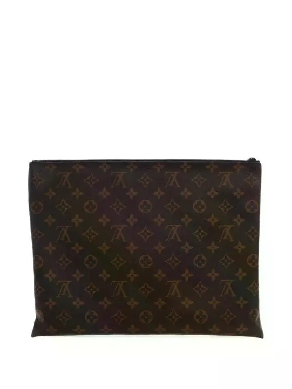 LOUIS VUITTON 2019 Monogram Solar Ray A4 Pochette Clutch Bag