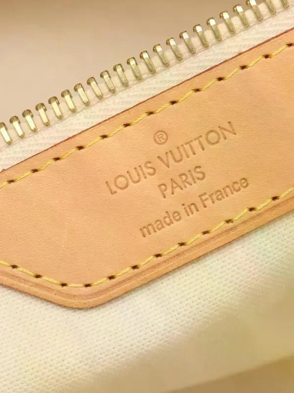 LOUIS VUITTON Damier Azur Hippopotamus Tote Bag