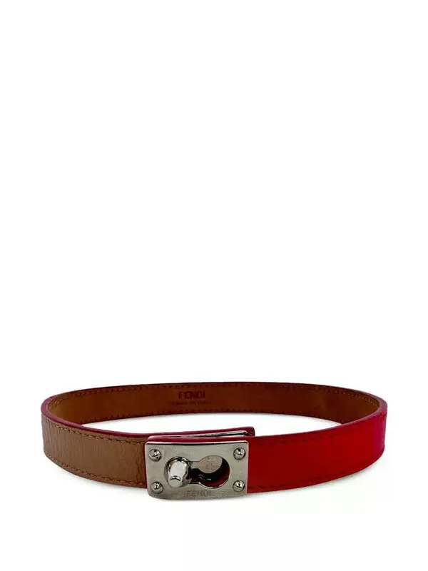 Fendi Double Wrap Bracelet - Red