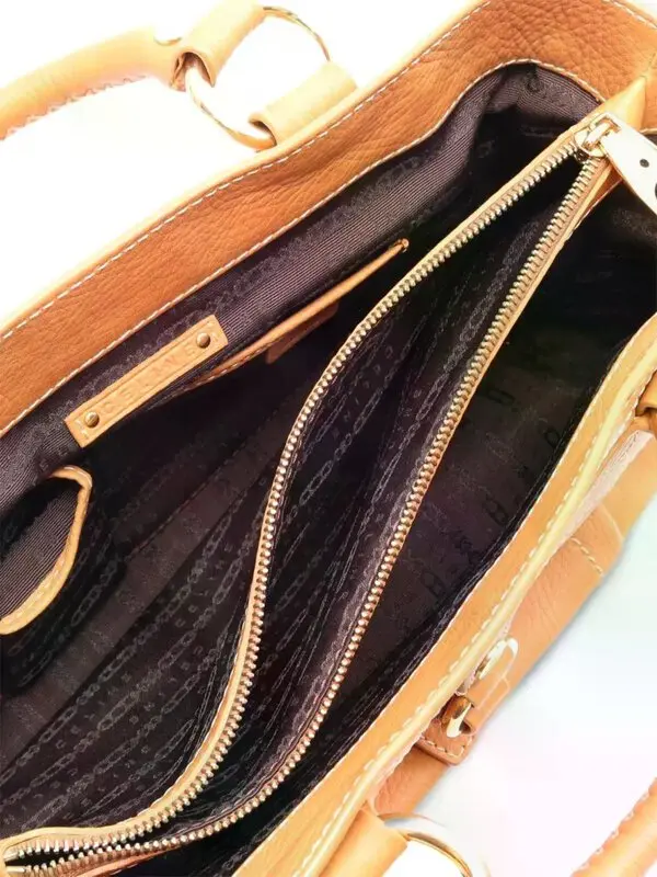 Celine 2010s Boogie Leather Tote Bag - Neutrals