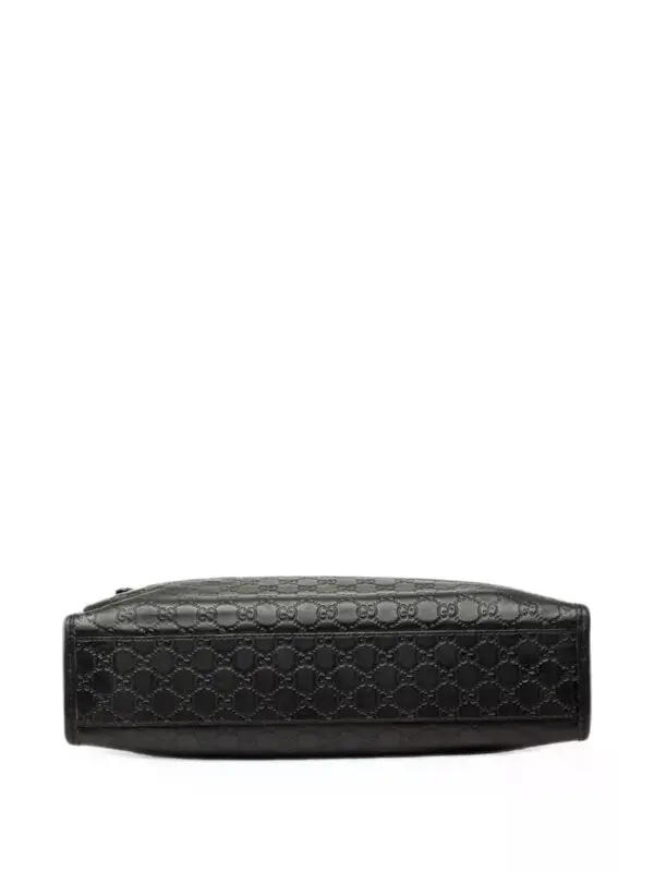 Gucci Embossed Leather Business Bag