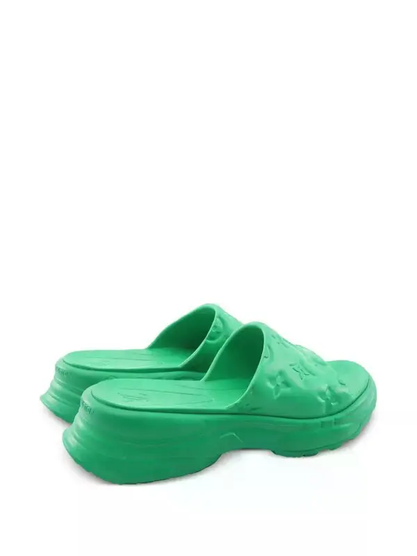 LOUIS VUITTON 2010s Pool 55 Sandals - Green
