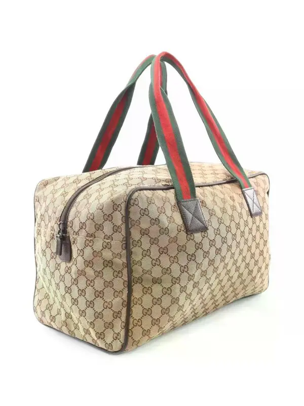 Gucci Gg Canvas Boston Bag