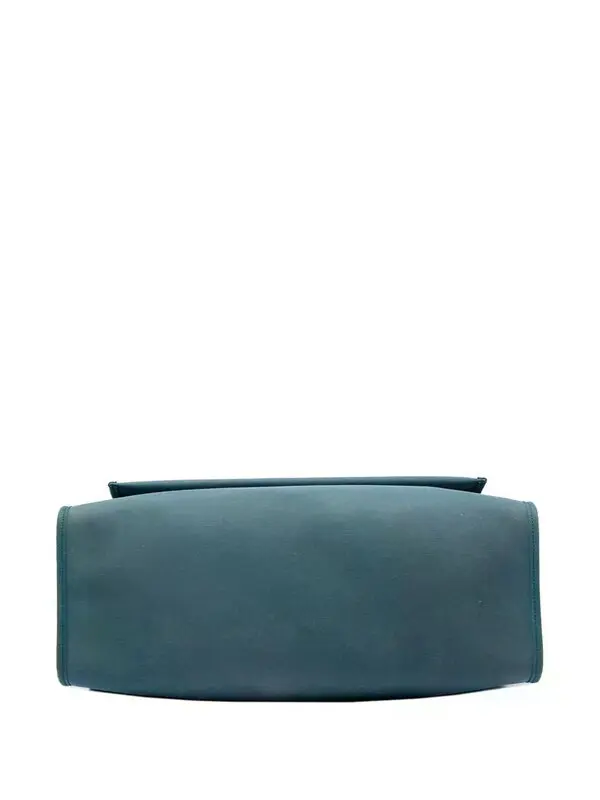 Hermès Toile Herbag Zip 39 Satchel - Blue