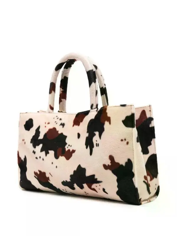 LA MILANESA Michep Cow-print Tote Bag