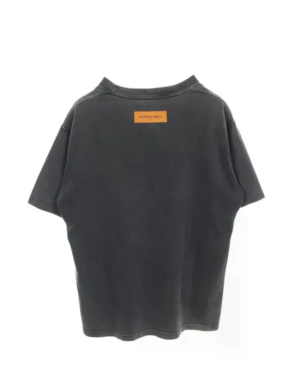 LOUIS VUITTON 2000s Plain Rainbow Inside-out T-shirt
