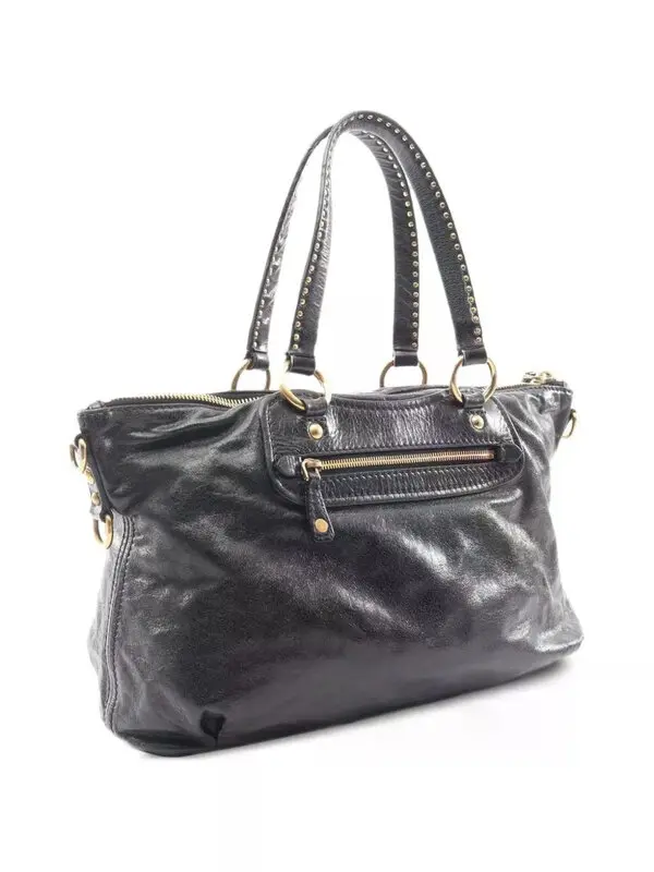 Miu Miu Studded Leather Handbag