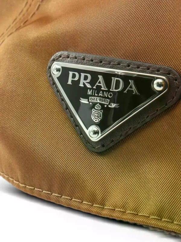 Prada Logo Plate Baseball Cap