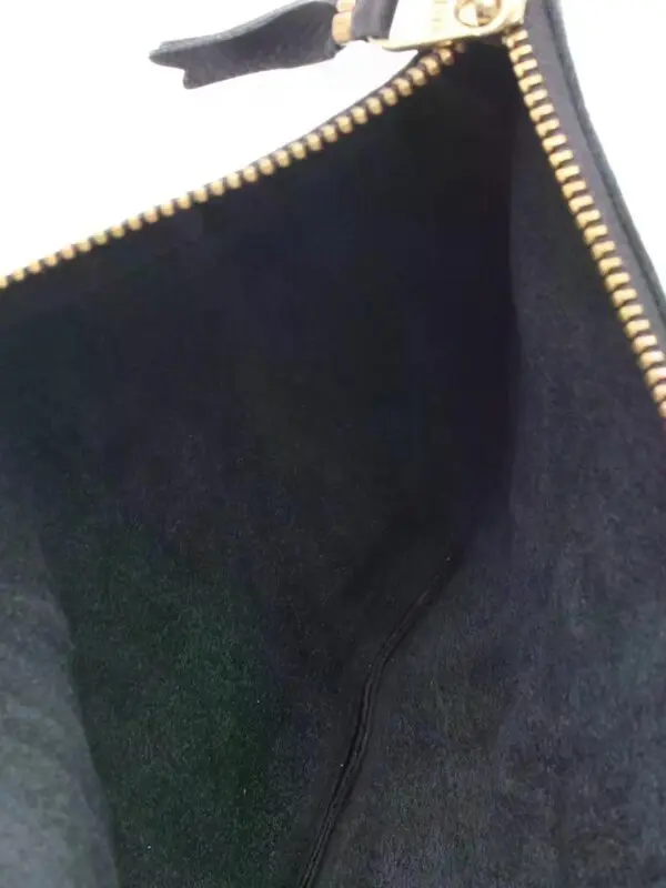 Comme Des Garçons Leather Pouch Bag - Black