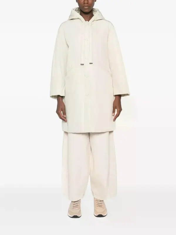ROSSO 35 Hooded Drawstring Coat