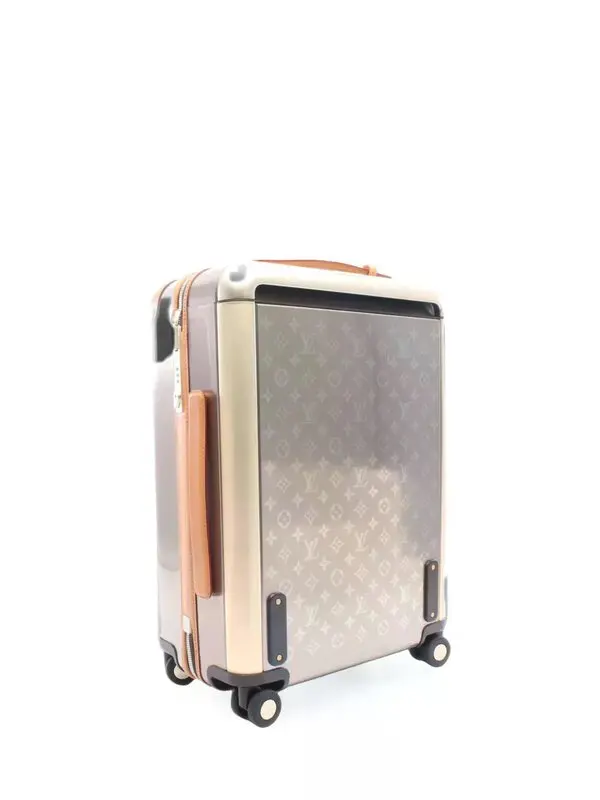 LOUIS VUITTON 55 Titanium Horizon Monogram Suitcase - Silver