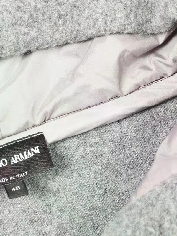 Giorgio Armani Logo Embroidered Hoodie