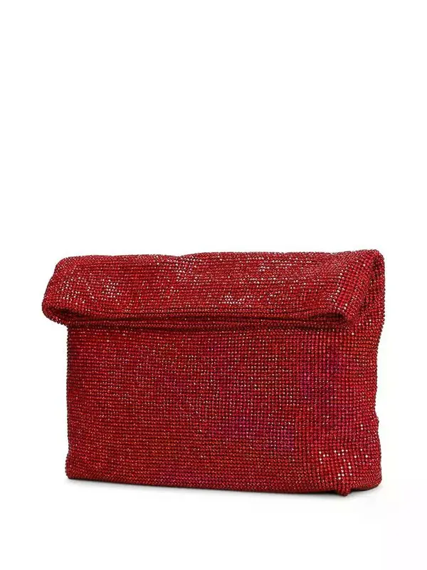 TWENTY FOURHAITCH Varadero Crystal-embellished Clutch Bag - Red