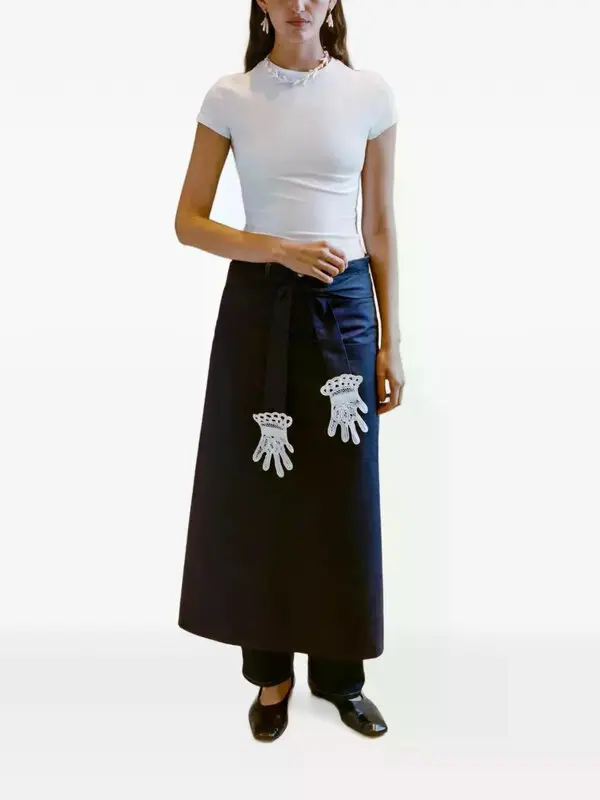 GOHAR WORLD Lace Hands Apron