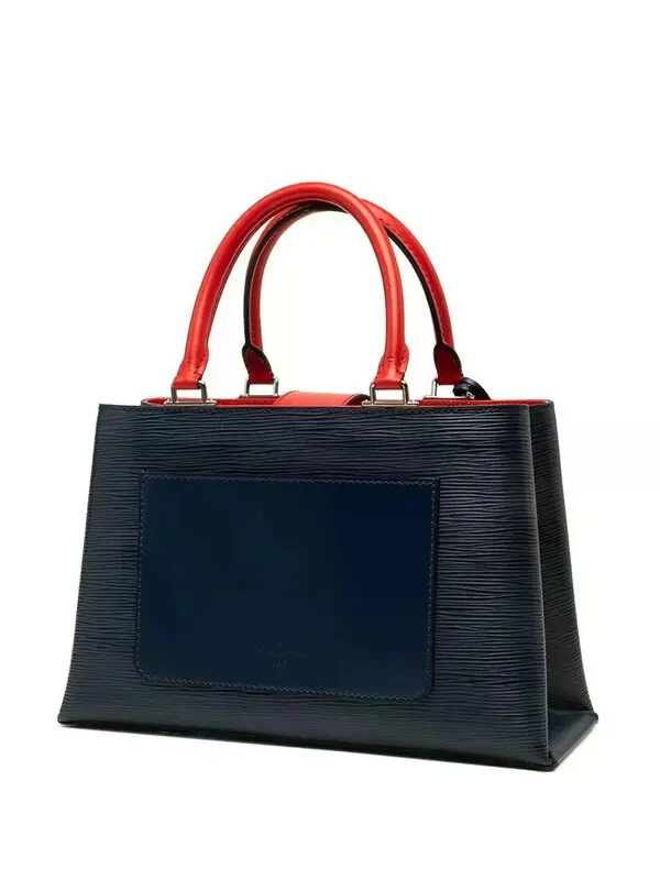 LOUIS VUITTON Epi Leather Kleber Pm Satchel - Blue