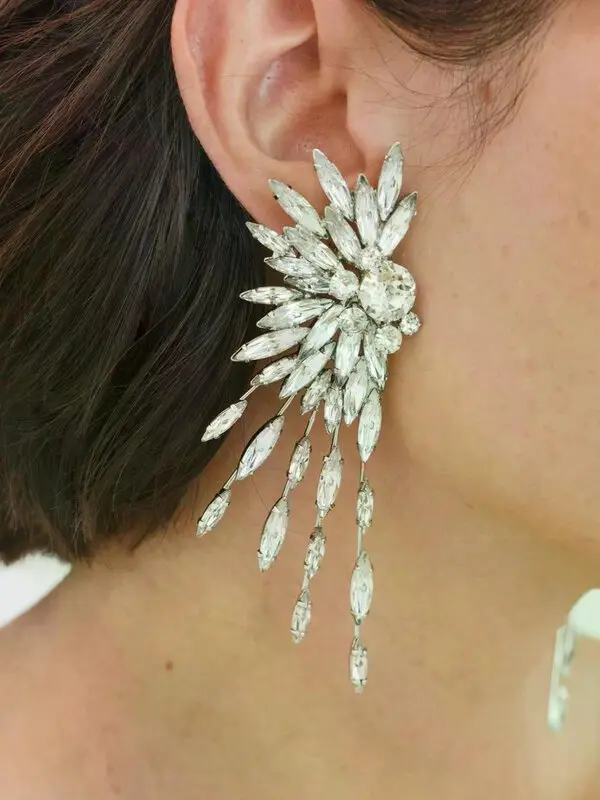 JENNIFER BEHR Nicolette Crystal Earrings