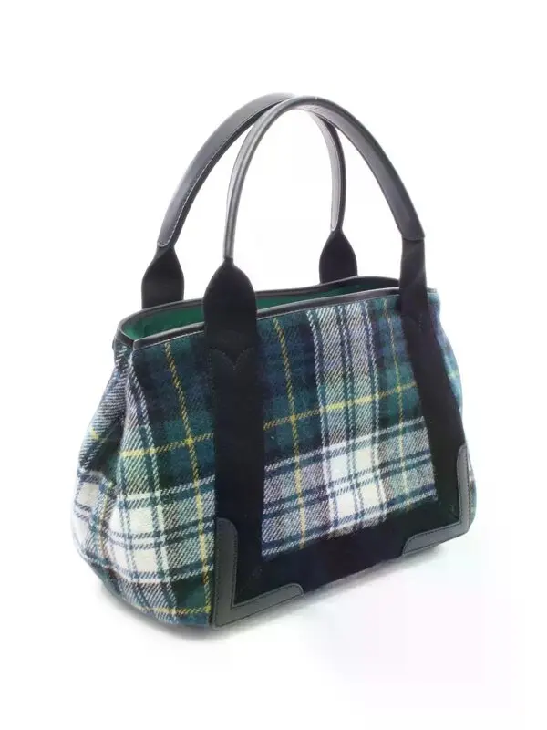 Balenciaga Navy Cabas Tote Bag