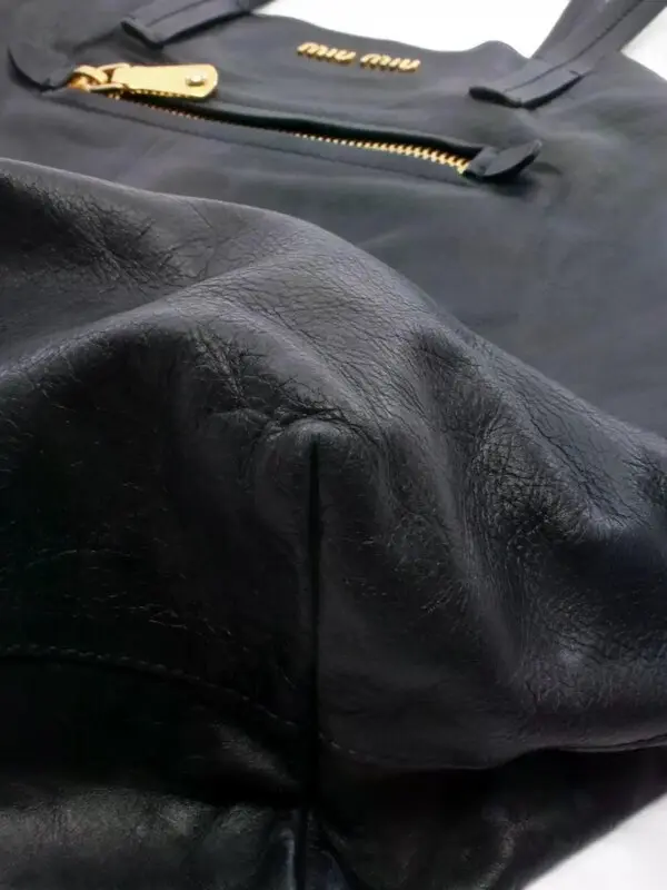 Miu Miu 2000s Leather Tote Bag