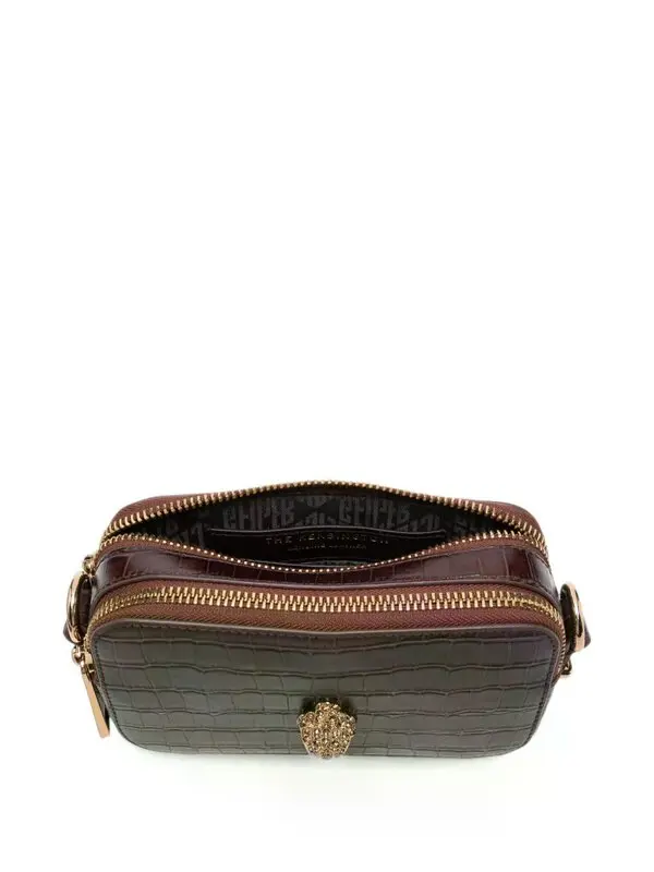 Kurt Geiger Kensington Croc-effect Leather Cross Body Bag