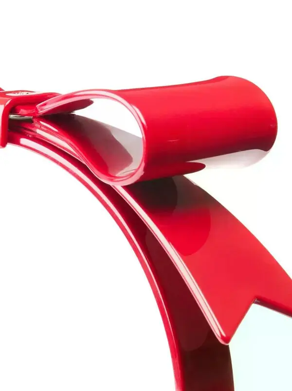 MAISON MICHEL Sierra Bow Detail Headband - Red