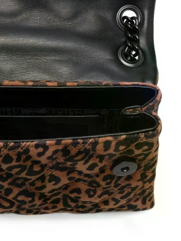 Kurt Geiger Mini Kensington Leopard-print Shoulder Bag
