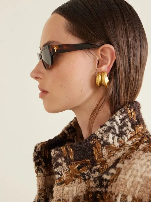Saint Laurent Square-frame Recycled Acetate Sunglasses