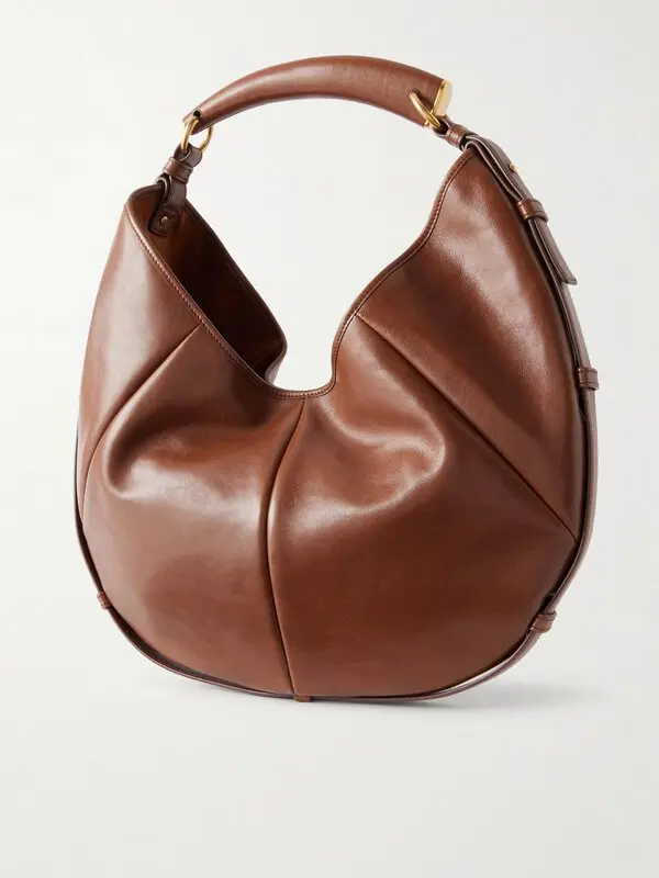 Saint Laurent Mombasa Medium Leather Shoulder Bag