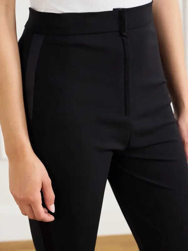 Dolce & Gabbana Stretch-jersey High-rise Cigarette Trousers