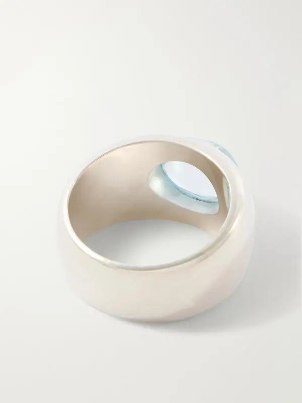 LOREN STEWART Sterling Silver And Topaz Ring