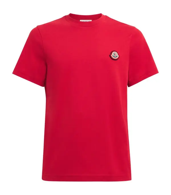 Moncler Cotton Logo-patch T-shirt