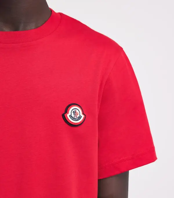 Moncler Cotton Logo-patch T-shirt