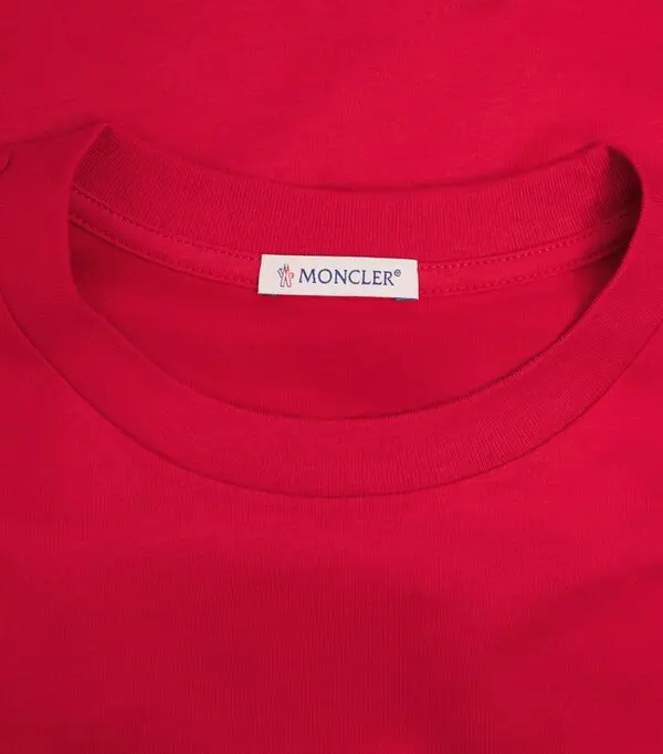Moncler Cotton Logo-patch T-shirt