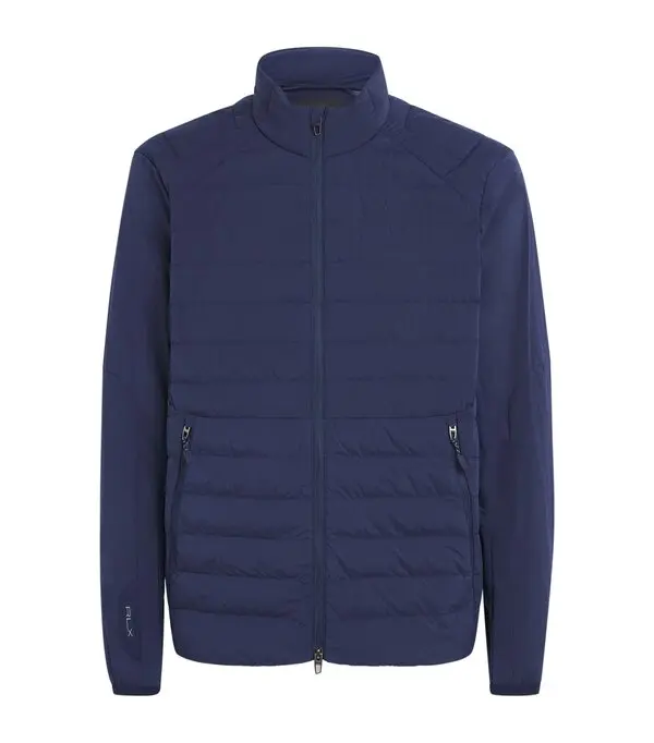 Rlx Ralph Lauren Padded High-neck Zip-up Jacket