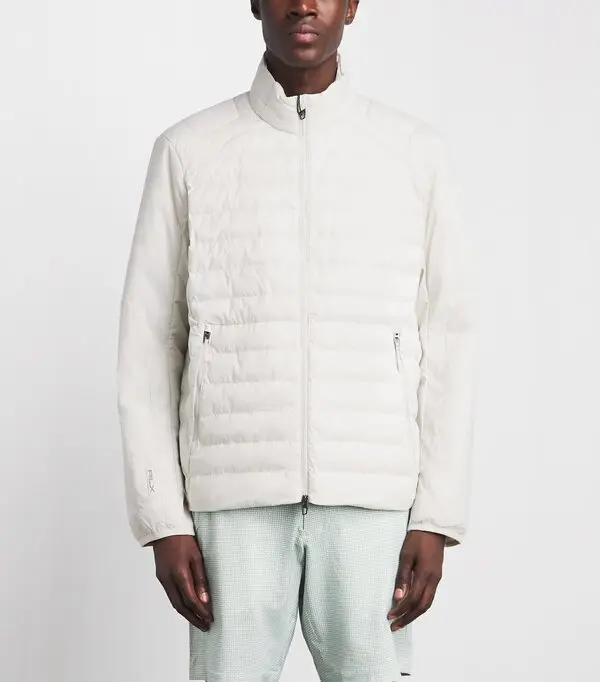 Rlx Ralph Lauren Padded High-neck Zip Jacket - Beige