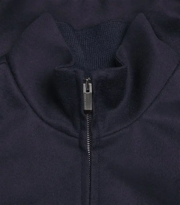 Paul & Shark Virgin Wool-cashmere Hybrid Zip-up Jacket