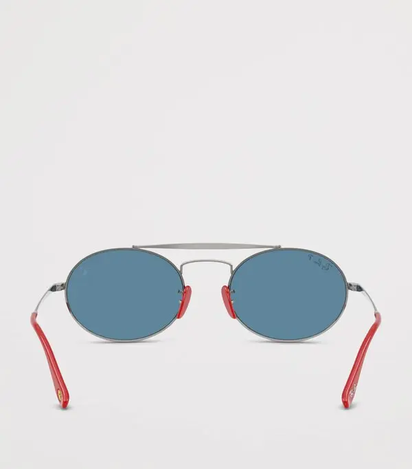 Ray-ban Oval Sunglasses With Polarised+ Lenses