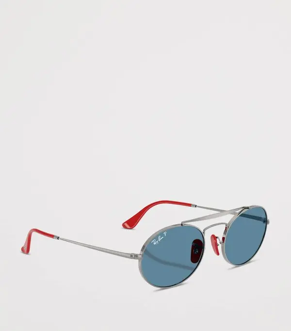 Ray-ban Oval Sunglasses With Polarised+ Lenses
