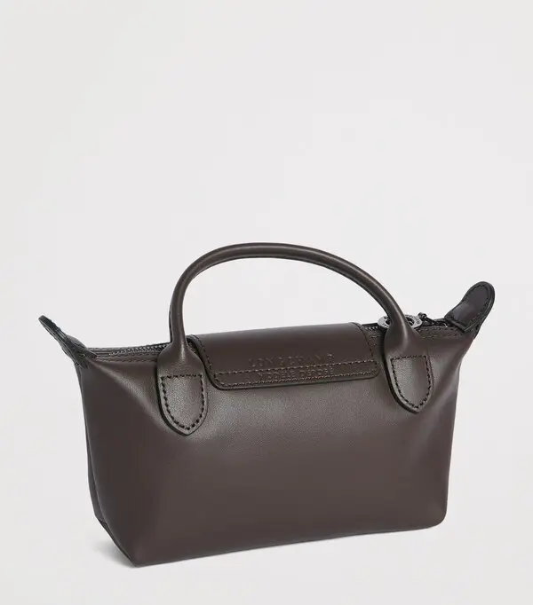 Longchamp Le Pliage Xtra Leather Pouch - Brown