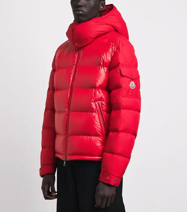 Moncler Maya Down Puffer Jacket With Glossy Finish