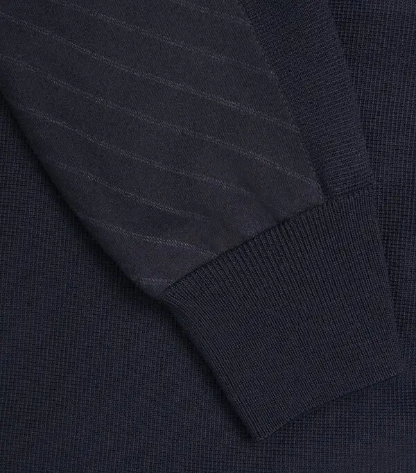 Paul & Shark Virgin Wool Quarter-zip Sweater