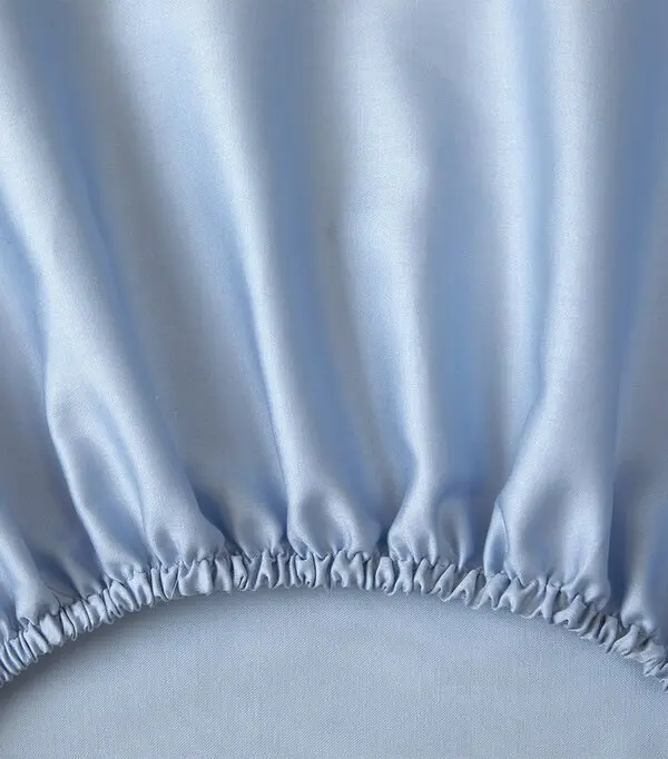YVES DELORME Triomphe Celeste Double Fitted Sheet