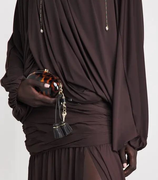 DE LA VALI Asymmetrical Dolman Sleeve Top