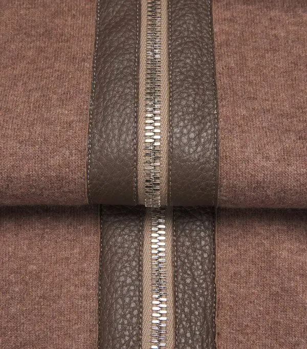 BRETT JOHNSON Cashmere-blend Zip-up Hoodie