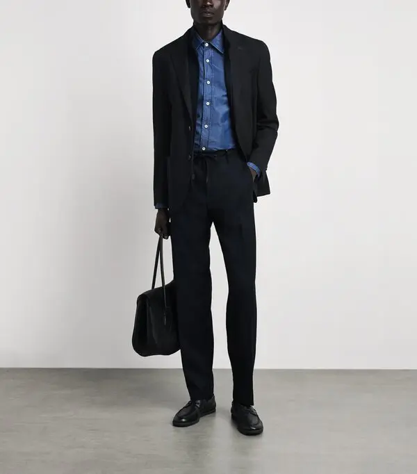 Corneliani Stretch-wool Detachable-insert Blazer