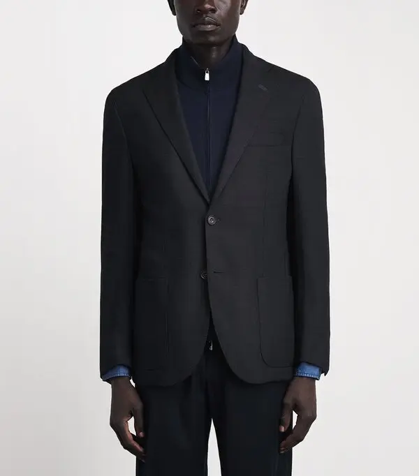 Corneliani Stretch-wool Detachable-insert Blazer